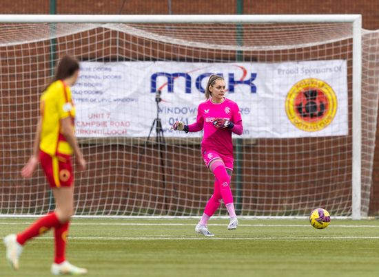 Rangers Womens Goalkeeper Jenna Fife Editorial Stock Photo - Stock ...