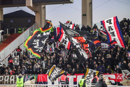 Ultra Supporters Paris Their Flags During Editorial Stock Photo - Stock ...