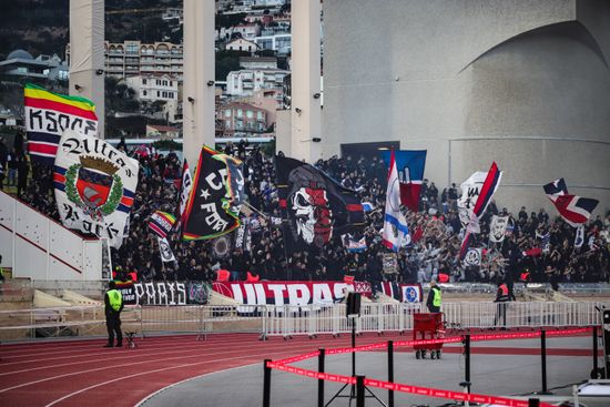 Ultra Supporters Paris Their Flags During Editorial Stock Photo - Stock ...