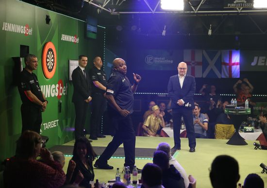 Leonard Gates During World Senior Darts Editorial Stock Photo - Stock ...