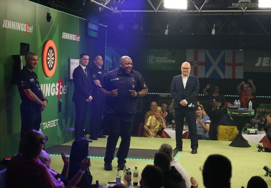 Leonard Gates During World Senior Darts Editorial Stock Photo - Stock ...