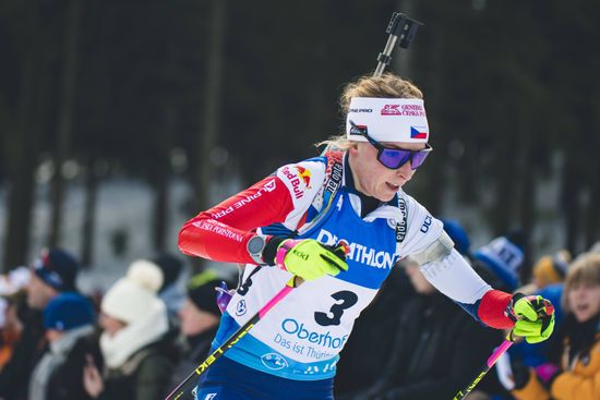 Davidova Marketa Czech During 2023 Biathlon Editorial Stock Photo ...