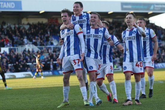 Daniel Dodds Hartlepool United Celebrates His Editorial Stock Photo ...