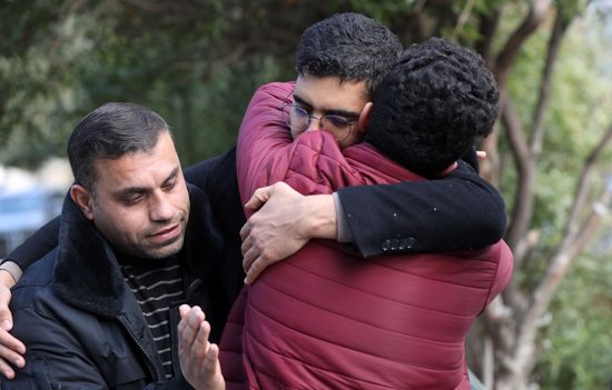 Relatives Palestinian Yousef Darabih Who Died Editorial Stock Photo ...