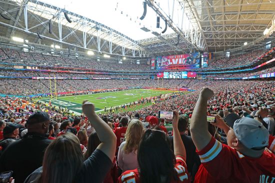 Kansas City Chiefs Fans Cheer Their Editorial Stock Photo - Stock Image ...