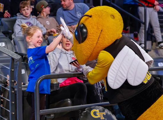 Young Georgia Tech Fan Gets Highfive Editorial Stock Photo - Stock ...