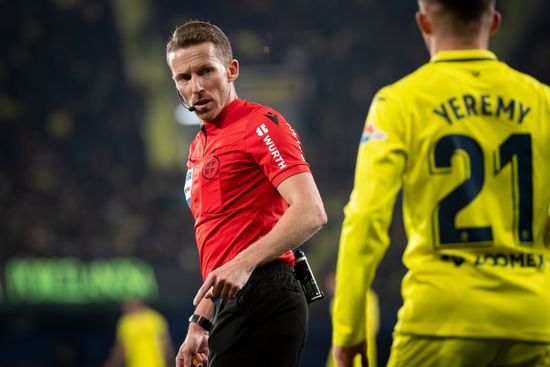 Hernandez Hernandez Referee During La Liga Editorial Stock Photo ...