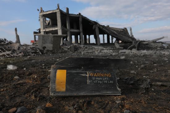 Palestinians Inspect Destroyed Site After Being Editorial Stock Photo ...