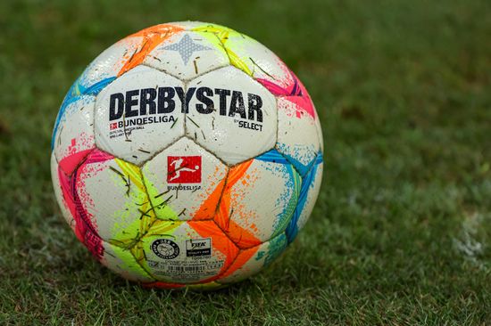 Bundesliga Match Ball Derbystar By Select Editorial Stock Photo - Stock ...