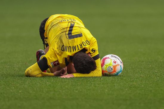 Giovanni Reyna Dortmund 7 Injured Injury Editorial Stock Photo - Stock ...