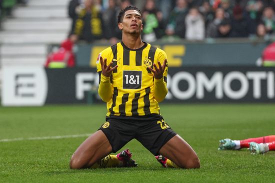 Jude Bellingham Dortmund 22 Dissatisfied Disappointed Editorial Stock ...