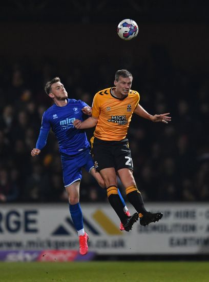 Ryan Bennett Cambridge United Action Charlie Editorial Stock Photo ...