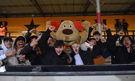 Cambridge United Mascot Posing Fans Before Editorial Stock Photo ...