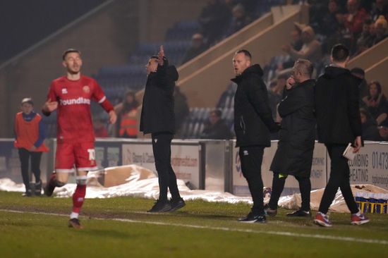 Colchester United Manager Matt Bloomfield Editorial Stock Photo - Stock ...
