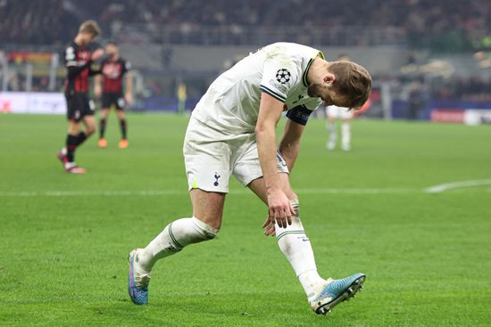 Harry Kane Tottenham Hotspur Loos Dejected Editorial Stock Photo ...