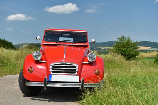 Classic Car Citroen 2cv Roadster Selfbuilt Editorial Stock Photo ...