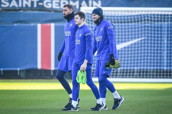 Alexandre Letellier Psg Gianluigi Donnarumma Psg Editorial Stock Photo ...