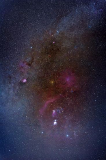 Deep Sky Astrophotography Orion Constellation 35mm Editorial Stock ...