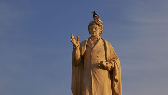 Zakynthos Zakynthos Town Solomos Square Statue Editorial Stock Photo ...