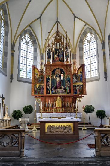 Main Altar St Johann Baptist Parish Editorial Stock Photo - Stock Image ...