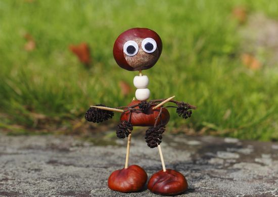 Chestnut Figure Carrying Black Alder Cones Editorial Stock Photo ...