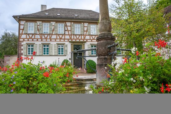 Fountain Monastery Wildberg Germany Editorial Stock Photo - Stock Image ...