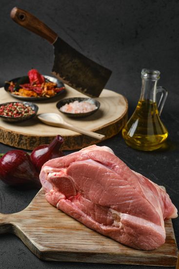 Raw Slice Beef Steamship Round Cooking Editorial Stock Photo - Stock ...