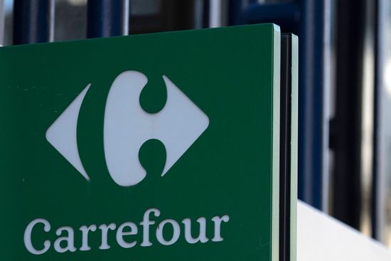 Illustration Carrefour Logo Paris France On Editorial Stock Photo ...