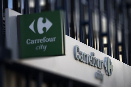 Illustration Carrefour Logo Paris France On Editorial Stock Photo ...