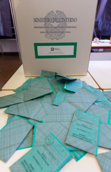 Milan Italy News Counting Ballot Papers Editorial Stock Photo - Stock ...