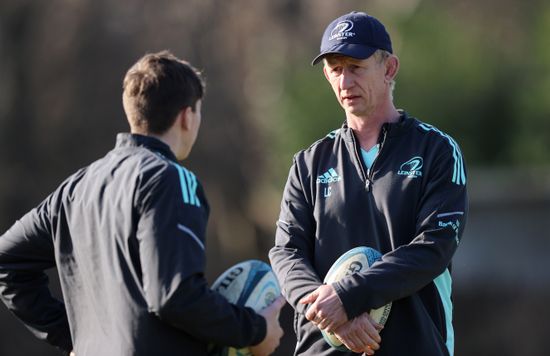 Charlie Tector Head Coach Leo Cullen Editorial Stock Photo - Stock ...