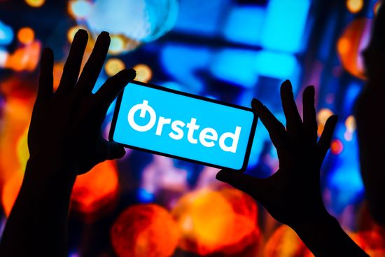 This Photo Illustration Orsted Logo Seen Editorial Stock Photo - Stock ...