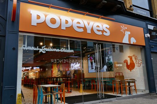 Popeyes City Centre Oxford Chain Expanding Editorial Stock Photo ...