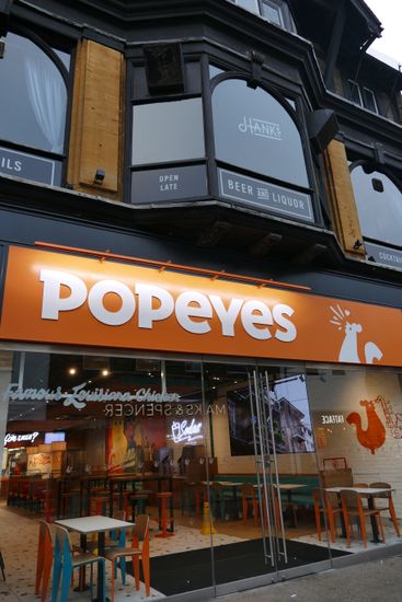 Popeyes City Centre Oxford Chain Expanding Editorial Stock Photo ...