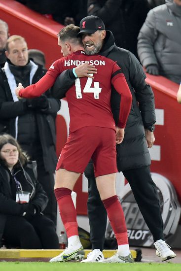 Liverpools Manager Jurgen Klopp R Hugs Editorial Stock Photo - Stock ...