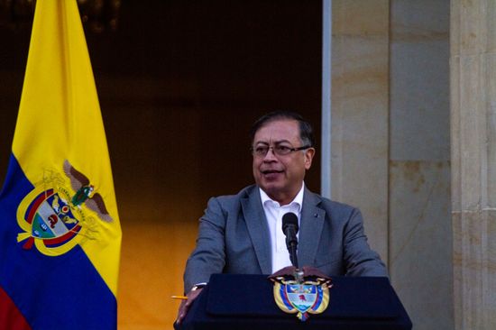 Colombias President Gustavo Petro Speaks During Editorial Stock Photo ...