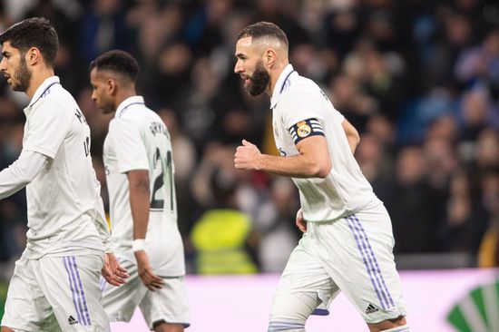 Karim Benzema Celebrates Team Mates He Editorial Stock Photo - Stock ...
