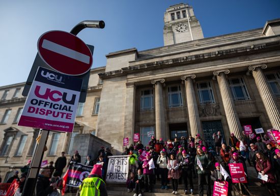 Striking University College Union Ucu Members Editorial Stock Photo ...