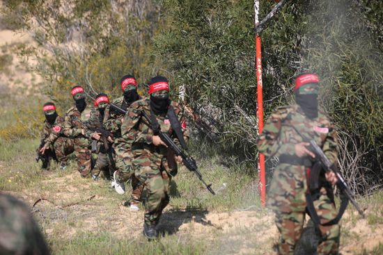 Palestinian Girls National Resistance Brigades Military Editorial Stock ...