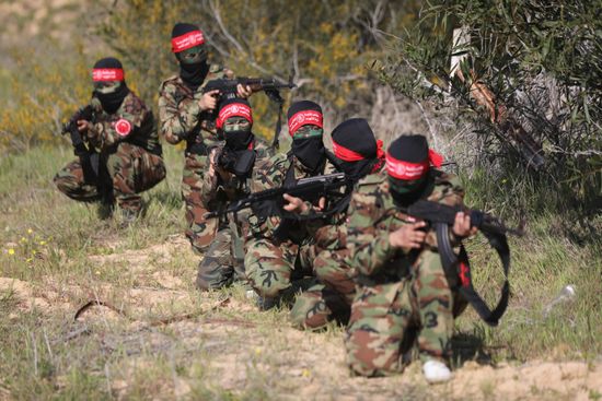 Palestinian Girls National Resistance Brigades Military Editorial Stock ...