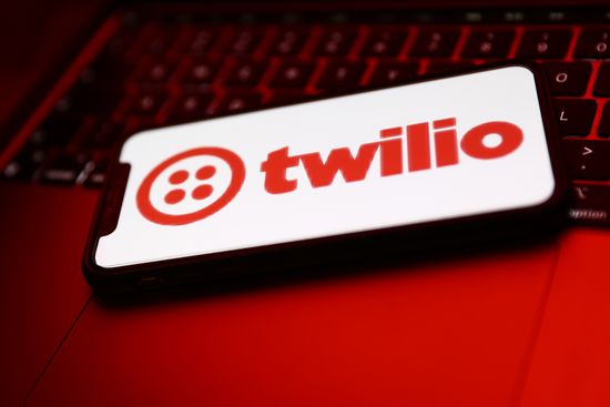 Twilio Logo Displayed On Phone Screen Editorial Stock Photo - Stock ...