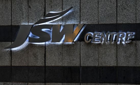 Jindal South West Jsw Logo Seen Editorial Stock Photo - Stock Image ...
