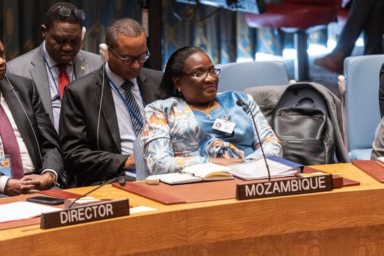 Veronica Nataniel Macamo Dlhovo Mozambique Minister Editorial Stock ...