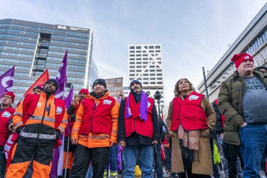 Utrecht Members Trade Unions Cnv Fnv Editorial Stock Photo - Stock ...