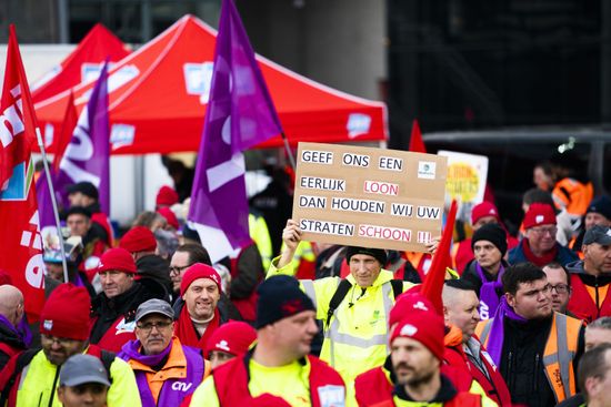 Utrecht Members Trade Unions Cnv Fnv Editorial Stock Photo - Stock ...