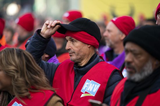 Utrecht Members Trade Unions Cnv Fnv Editorial Stock Photo - Stock ...