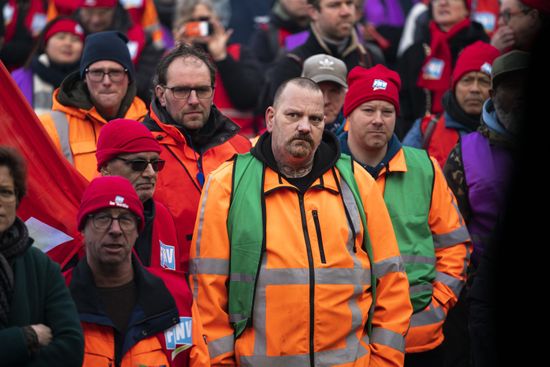 Utrecht Members Trade Unions Cnv Fnv Editorial Stock Photo - Stock ...