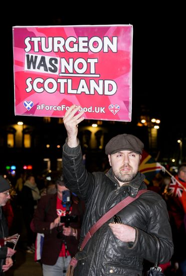 Unionist Supporters Attend Expose Scotland Organised Editorial Stock ...