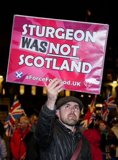 Unionist Supporters Attend Expose Scotland Organised Editorial Stock ...