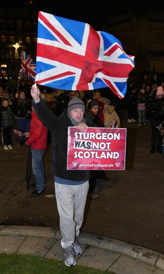 Unionist Supporters Attend Expose Scotland Organised Editorial Stock ...